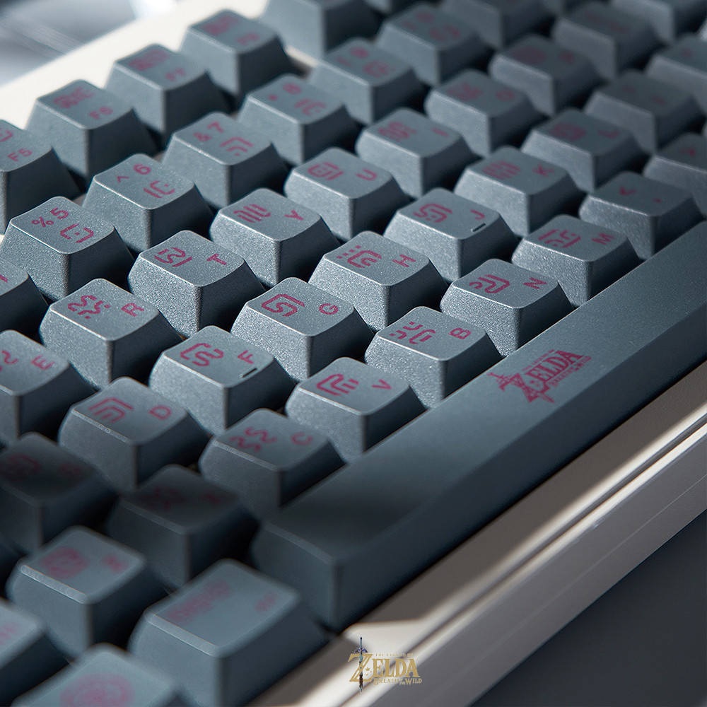 Jual Hitam【ZELDA】 Keycaps 125Keys/Set PBT Profil Ceri DIY Kustom untuk ...