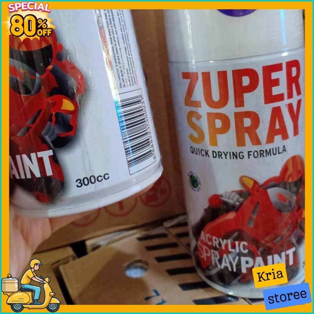 Jual Pilok Pilox Cat Semprot Zuper Spray Paint Warna Metallic 300Ml Hitam, Clear, Putih, Hijau ...