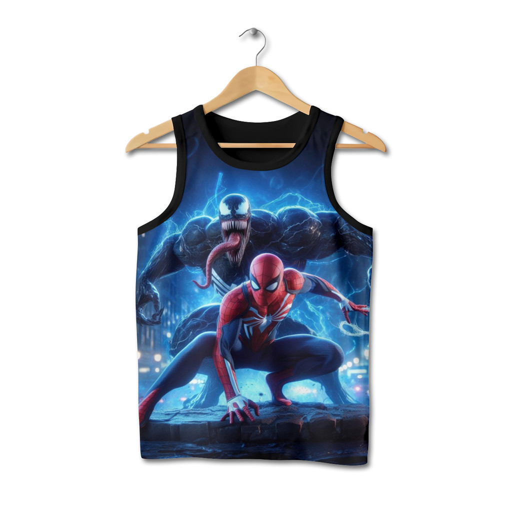 Jual Kaos Singlet Lekbong Anak Superhero Spiderman Baju Anime 3D ...