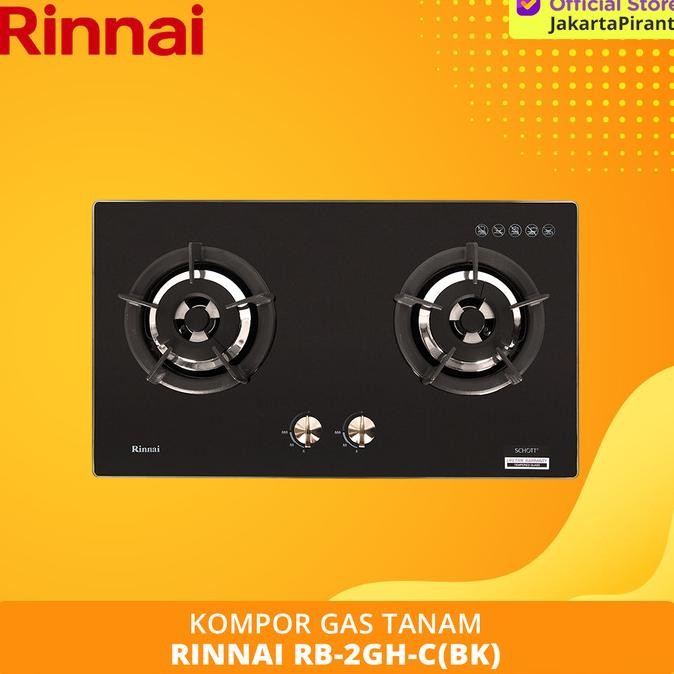 Jual Built-in Gas Hob Kompor Gas Tanam 2 Tungku Rinnai RB-2GH-C BK | Shopee Indonesia