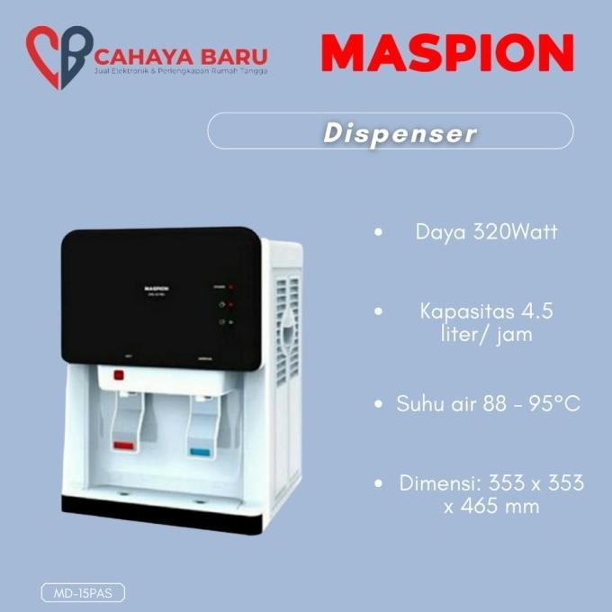 Jual MASPION DISPENSER MD-15PAS | Shopee Indonesia