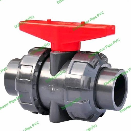 Jual True Union Ball Valve PVC 1-1/2 inch Valve DN40 ANSI ASTM uPVC ...