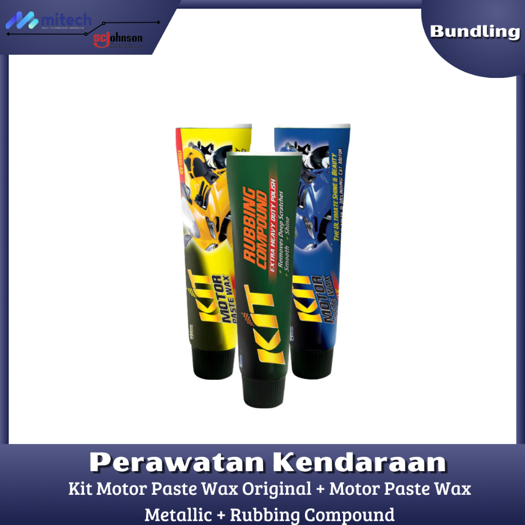 Jual KIT Paket paste pengkilap body motor / perawatan motor | Shopee ...