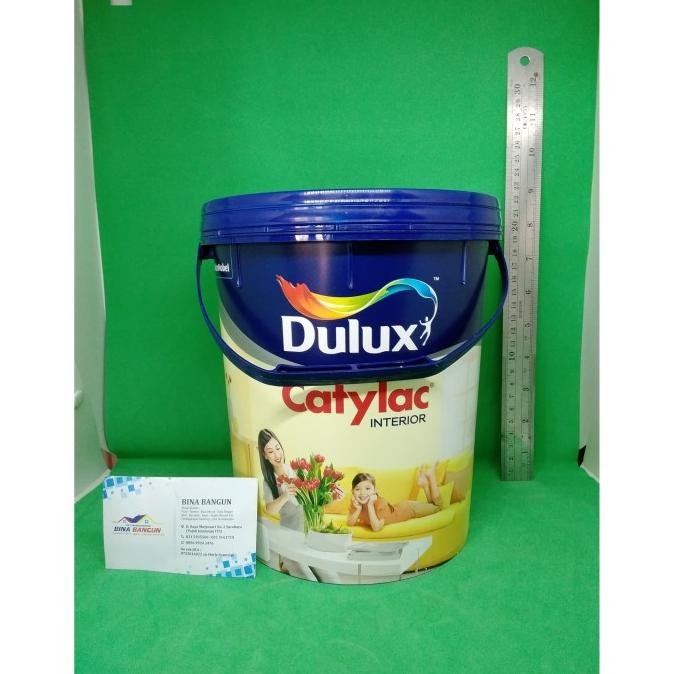Jual Cat Tembok Dulux Catylac Interior 44544 CHRYSAN WHITE (Galon) 5 Kg ...