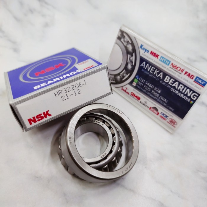 Jual ^^^^^] BEARING 32206J NSK JAPAN TAPERED DEPAN LUAR 32206 NHR55 KAD ...