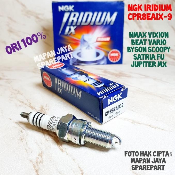 Jual HARGA DISC - BUSI MOTOR NGK IRIDIUM YAMAHA NMAX Byson Jupiter MX 135cc CPR8EAIX-9 | Shopee ...