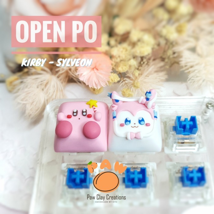 Jual Cuci Gudang Artisan Keycaps + Kirby Keycap + Sylveon Pokemon ...