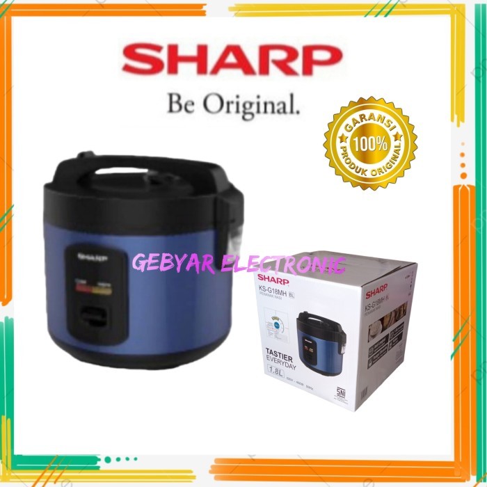 Jual Magic Com SHARP KS-N18MG-RD 3IN1/Rice Cooker SHARP 1,8L 3in1 ORIGINAL | Shopee Indonesia