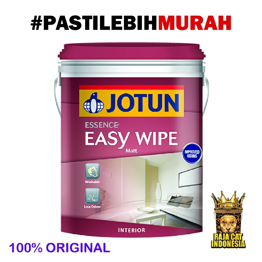 Jual Cat Tembok Jotun Essence Easy Wipe EasyWipe Warna Putih Chi 25 Kg ...