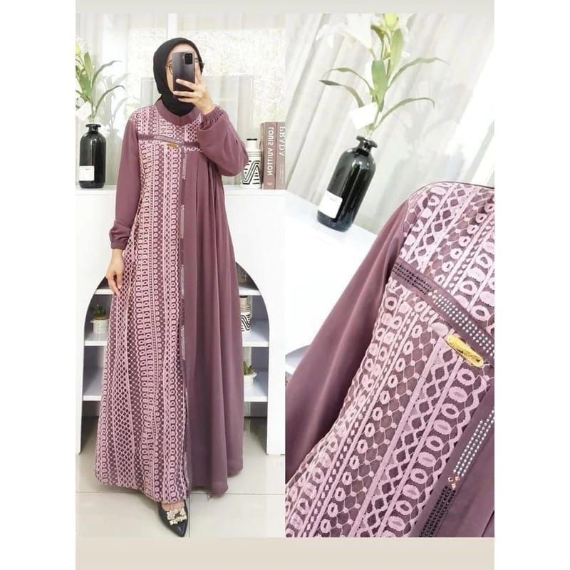 Jual Gamies Murah Gammis Busui Kekinian 2025 Baju Gamis Wanita Terbaru ...