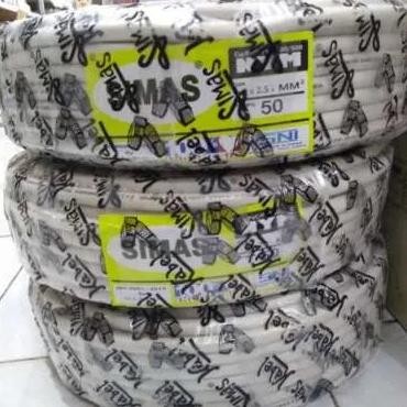 Jual KABEL listrik SNI 2X1.5 SIMAS CABLE ISI 2 X1,5 NYM PANJANG 50 ...