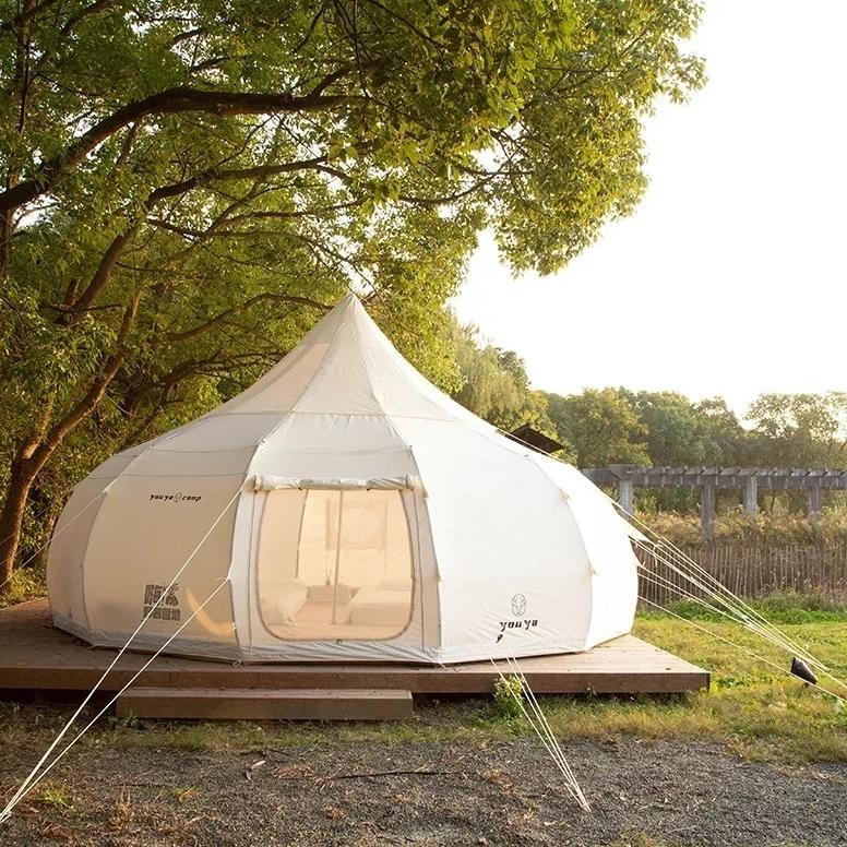 Jual outdoor luxury camping star tent, glamping mongolian yurt, popular ...