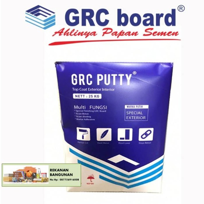 Jual GRC Putty finishing Compound GRC Board Interior | Shopee Indonesia