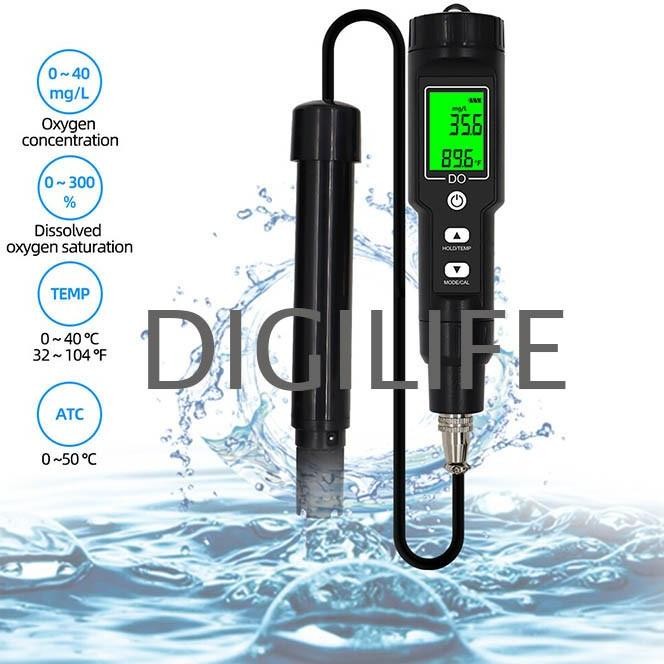 Jual Dissolved Oxygen Tester Do9100 Do Meter Oksigen Water Analyzer Air ...