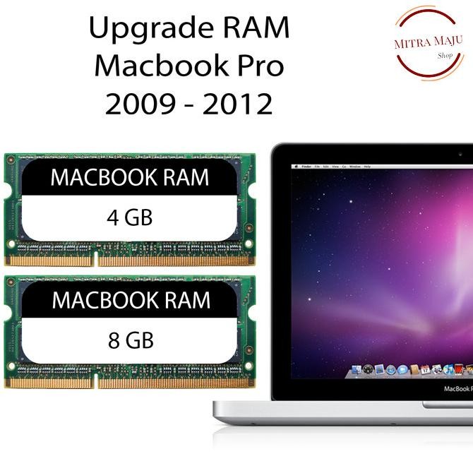 Jual RAM MacBook Pro 4GB & 8GB Tahun 2009 2010 2011 2012 Memory Unibody ...