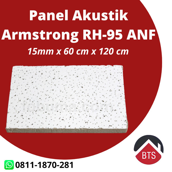 Jual Plafon Akustik Armstrong RH-95 ANF 15mm x 60 cm x 120 cm | Shopee Indonesia