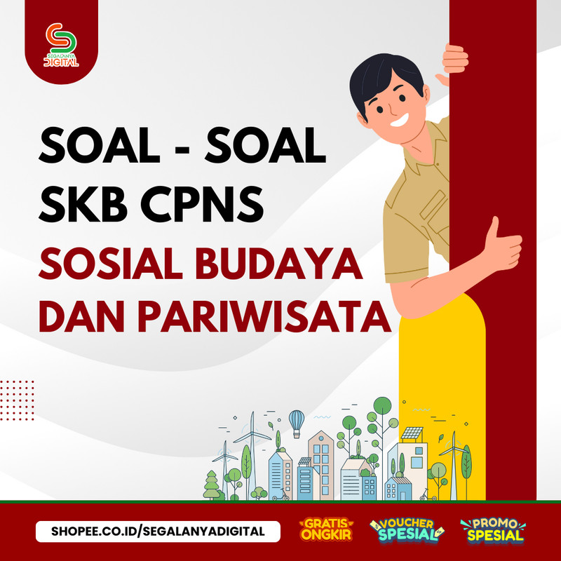 Jual (SKB.50) Seleksi Kompetensi Bidang SKB Sosial Budaya Dan Pariwisata Ujian CPNS 2024 Terbaru ...