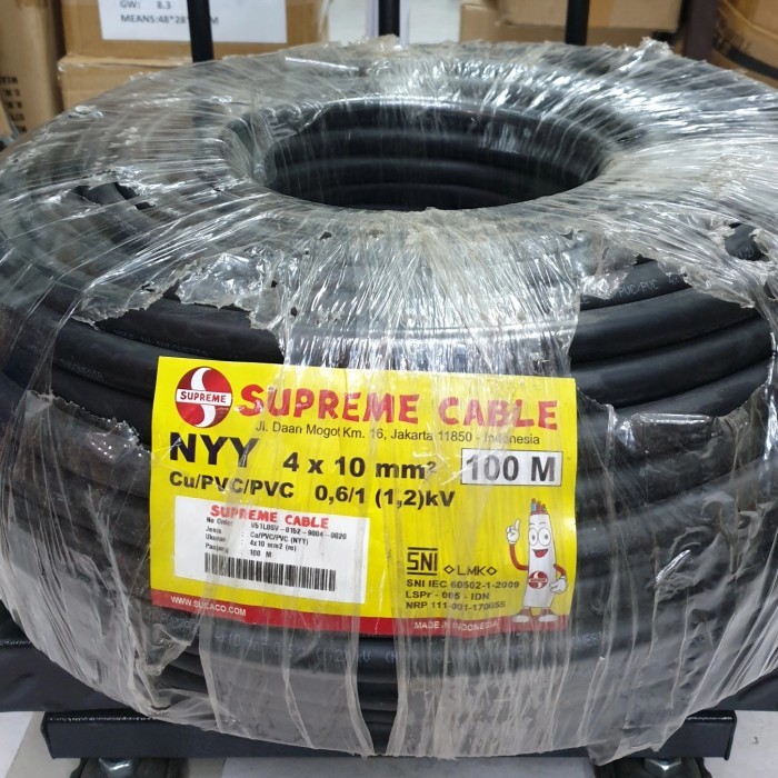 Jual HARGA DISC - Kabel NYY 4x10mm Supreme (Meteran) | Shopee Indonesia