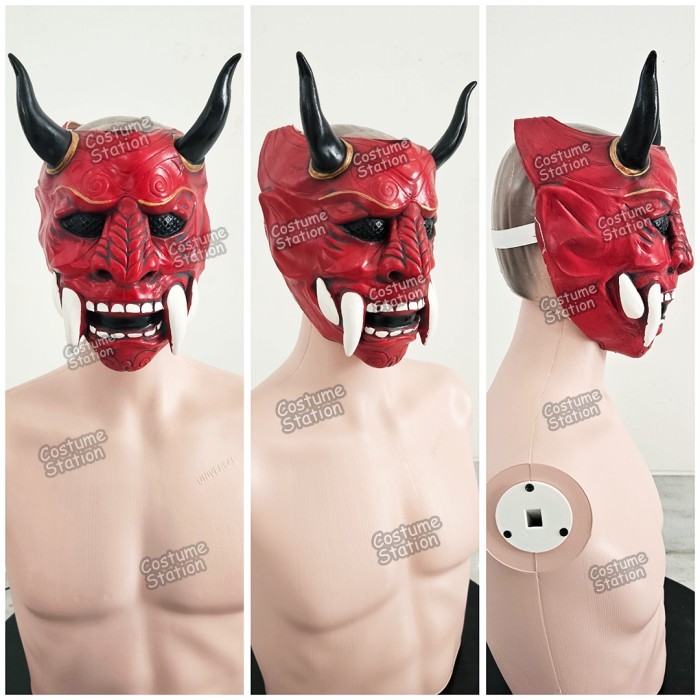 Jual Topeng Samurai / Mask Latex Ronin Jepang Anime Halloween Pesta ...