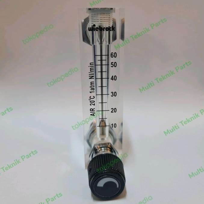 Jual Flowmeter rotameter udara/gas (air) 60 NI/min | Shopee Indonesia