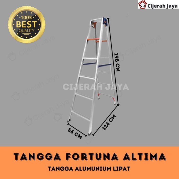 Jual Termurah Tangga Alumunium Lipat Fortuna Altima Dp13 (4.17M) (2M) | Shopee Indonesia