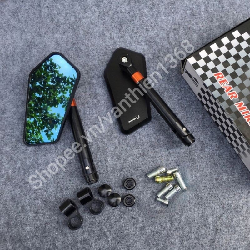 Jual Kaca Spion Belakang Rizoma 5 Sisi Besar Aluminium Padat Tepi ...