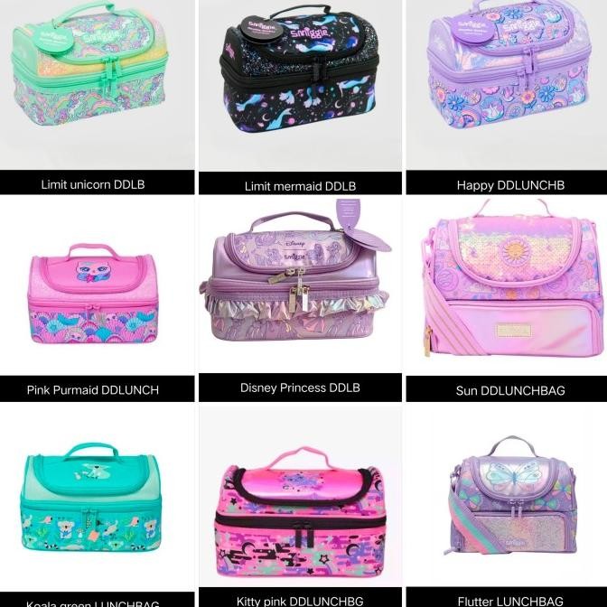 Jual SMIGGLE DOUBLE DECKER LUNCH BAG MINECRAFT, SOCCER GOLD, MERMAID ...