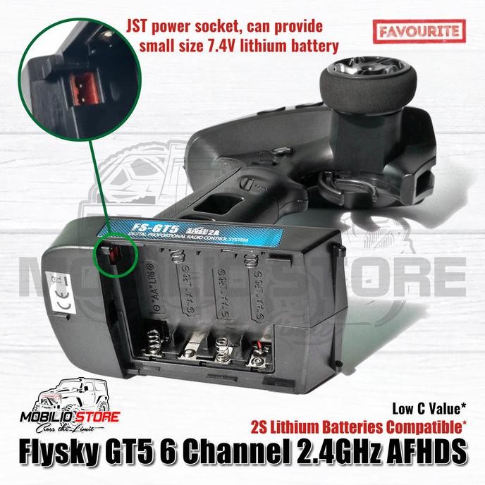Jual Flysky GT5 6 Channel Digital Propo Radio Control FS-GT5 ...