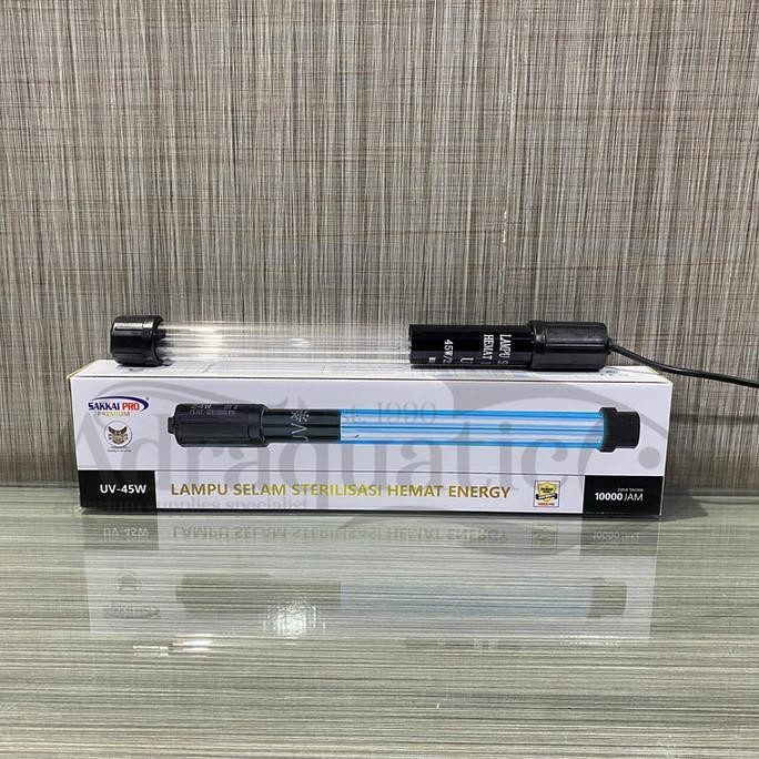 Jual SAKKAI PRO PREMIUM UV 45W LAMPU UVC CELUP STERILISASI KOLAM ...