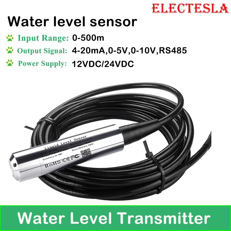 Jual Pemancar Level Air 5m 10m Sensor Level Air Cair 4-20mA 0-5V 10V ...