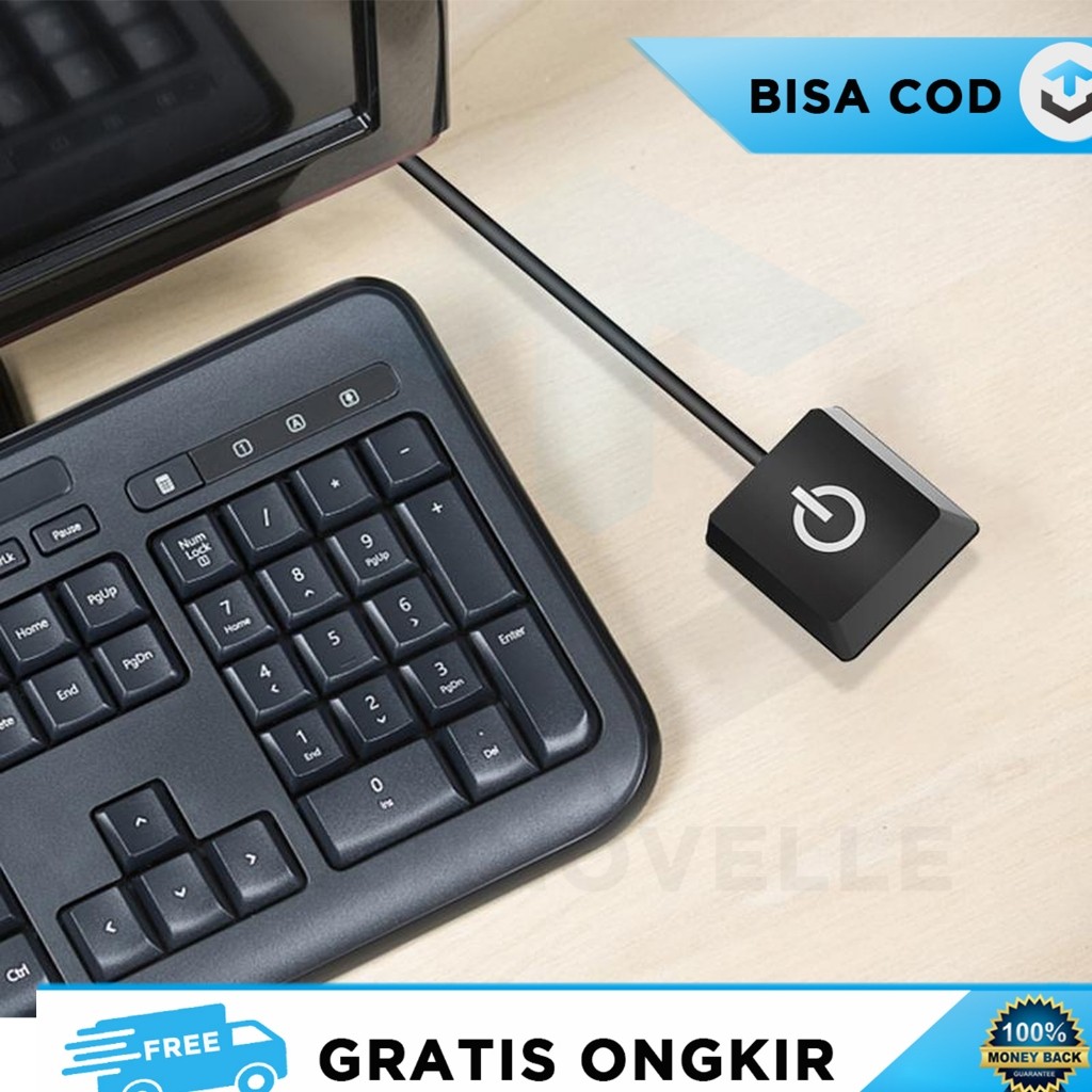 Jual AKSESORIS PC TOMBOL POWER EKSTERNAL KOMPUTER DESAIN MINIMALIS LED ...