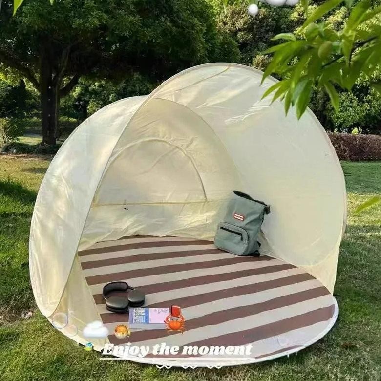 Jual pink squirrel quick automatic beach tent, outdoor shade, sun ...