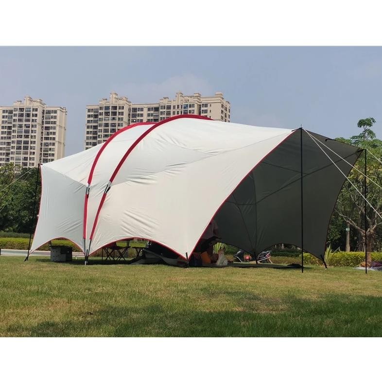 Jual uv 4 5 6 person rain proof fishing suv beach outddor tent awning ...