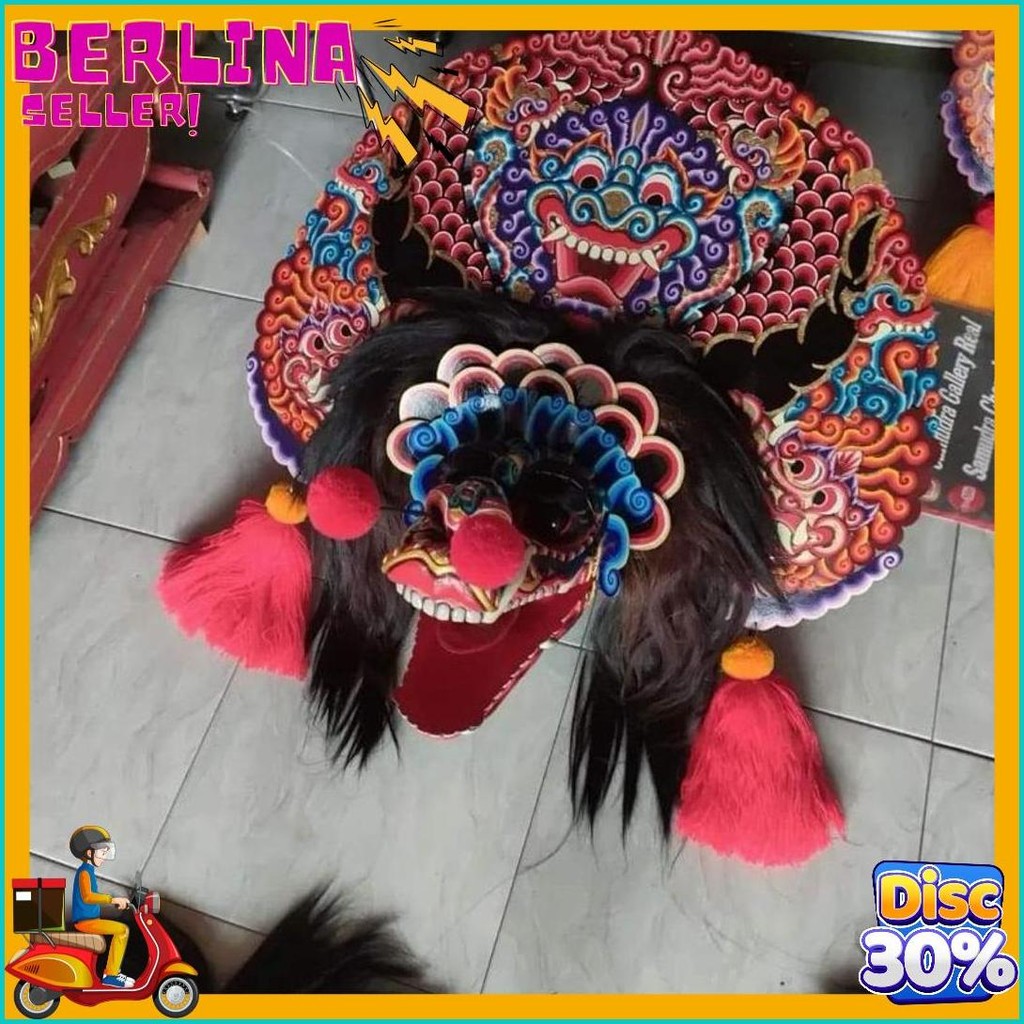 Jual Sale Mainan Tradisional Barongan Telon|Barongan Devil|Barongan ...