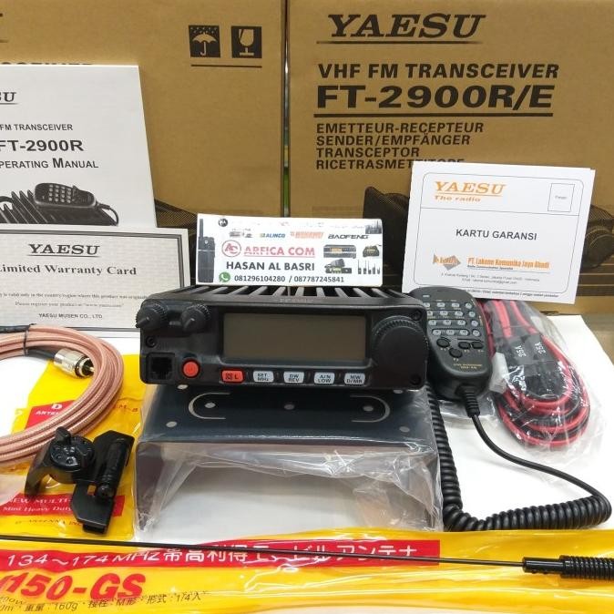 Jual RADIO RIG YAESU FT 2900 ORIGINAL - RIG YAESU FT 2900R SET ANTENA ...