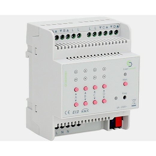 Jual Unik Green Controls Knx - Shutter Actuator 4 Channels, 6A | Shopee ...