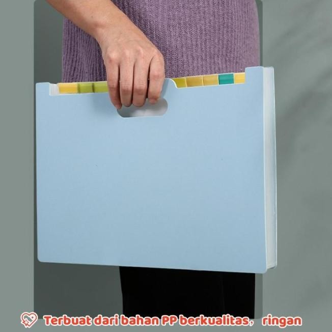 Jual READY STANDING FILE A4 FREE STIKER TAS DOKUMEN FILE KEEPER 13 ...
