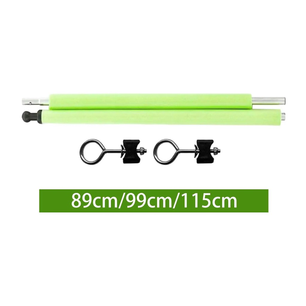Jual 2 pieces trampoline poles with clamp hardware replacement poles ...