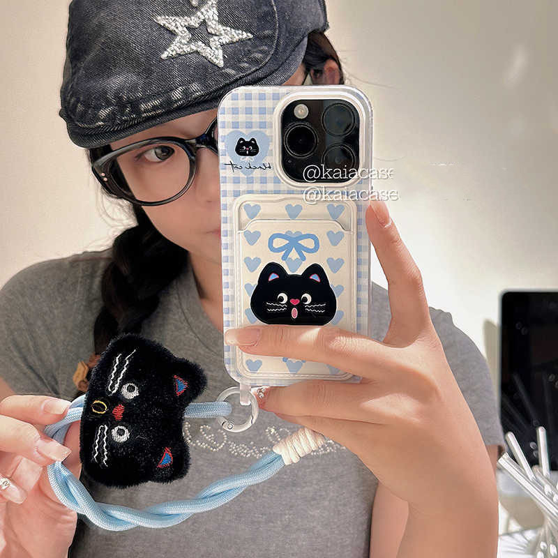 Jual Card Holder Korean Style Kucing Lucu Casing Hp Redmi A5 POCO C71 Note 14 13 Pro Plus 5G 12 ...
