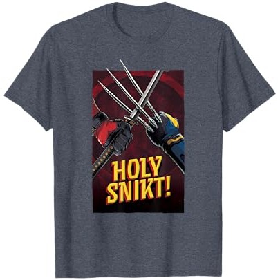 Jual Kaos Marvel Studios Deadpool & Wolverine Claws Sword Holy Snikt ...