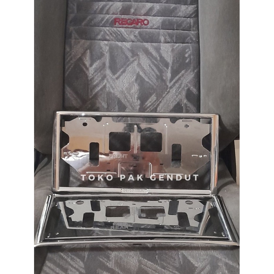 Jual Original Japan Plate Frame Honda Access / Frame Plat Nomor Honda ...