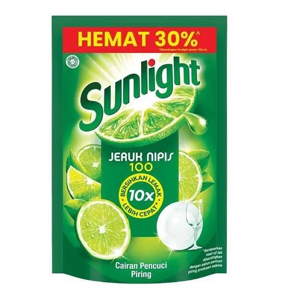 Jual SUNLIGHT LIME POUCH 635 ML | Shopee Indonesia