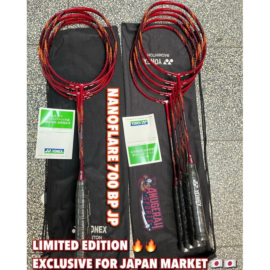 Jual Raket Badminton ANGYNX NANOFLARE 700 BP JP CODE LIMITED EDITION ORI | Shopee Indonesia
