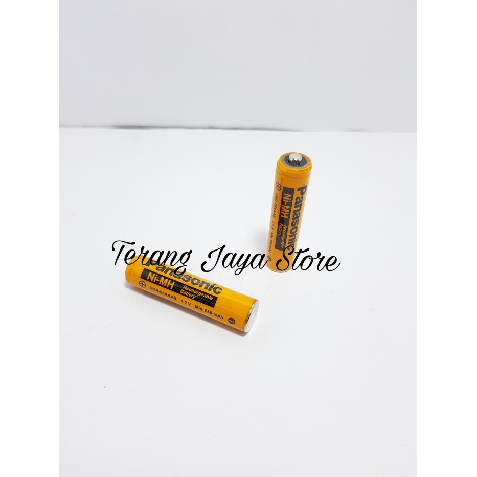 Jual Baterai Cas Original Panasonic Aaa 550Mah Battery Ni-Mh Hhr-55Aaab ...