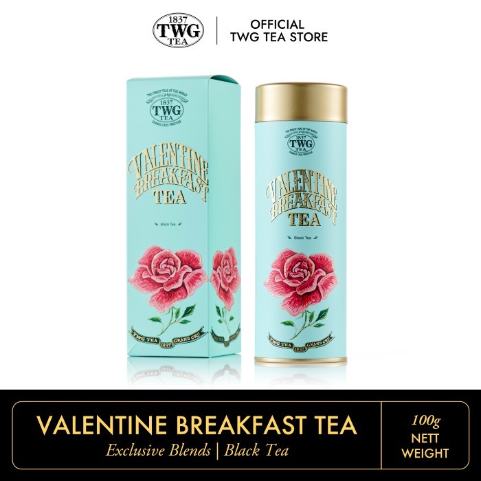 Jual TWG Tea Valentine Breakfast Tea, Haute Couture Tea Tin, 100g | Shopee Indonesia
