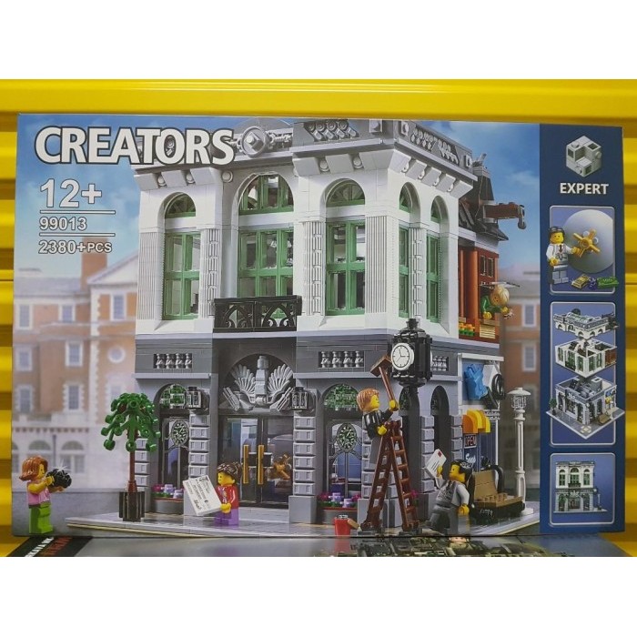 Jual Salee! Brick King 84001 Lepin 15001 Creator Bank Mainan Gedung ...