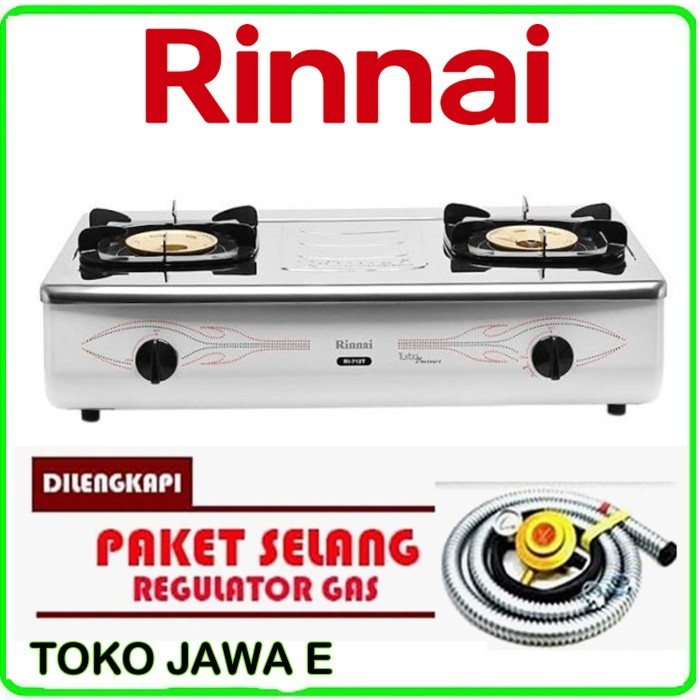 Jual Produk Ready RINNAI RI 712T Kompor Gas 2 Tungku BODY JUMBO ...