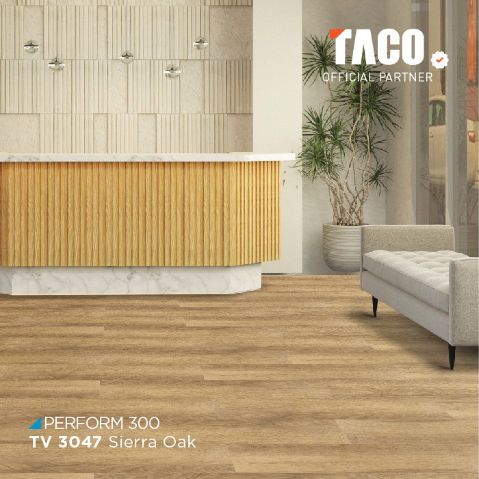 Jual TACO Lantai Vinyl 3mm Motif Kayu per 1 box (Isi 24 lembar / 3,34 ...