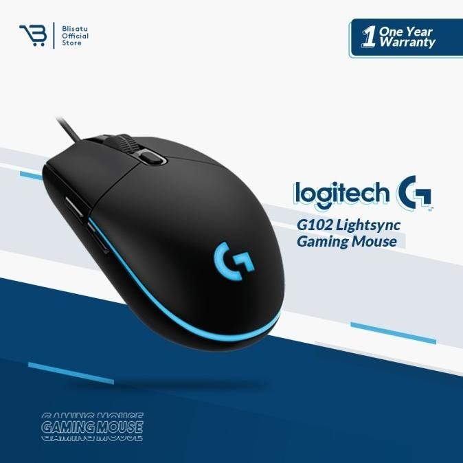 Jual Logitech G102 V2 / G 102 Lightsync Gaming Mouse | Shopee Indonesia