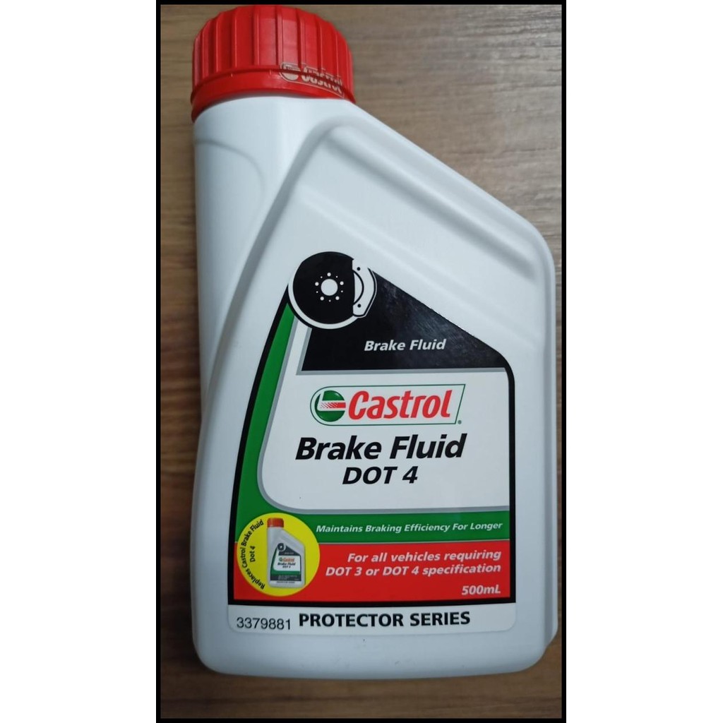 Jual GRATIS ONGKIR BRAKE FLUID MINYAK REM ORIGINAL CASTROL DOT 4 500ML ...